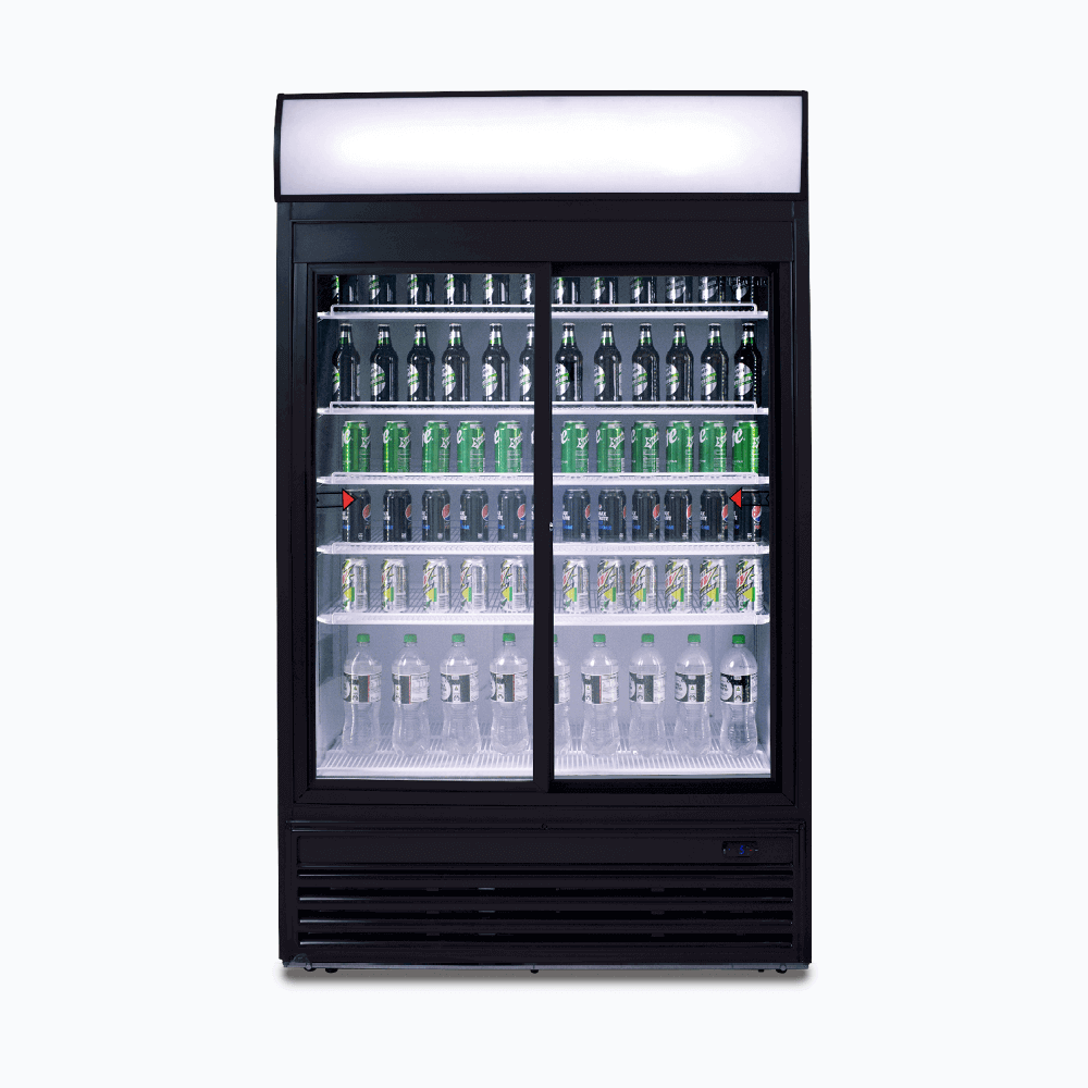 Bromic Display Chiller UP|R Sld GLS LED Lightbox 945L